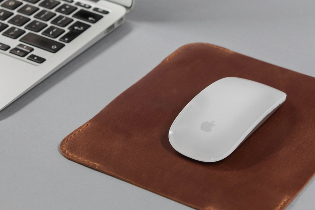 Handmade Leather Mouse Pad - Customize & Shop